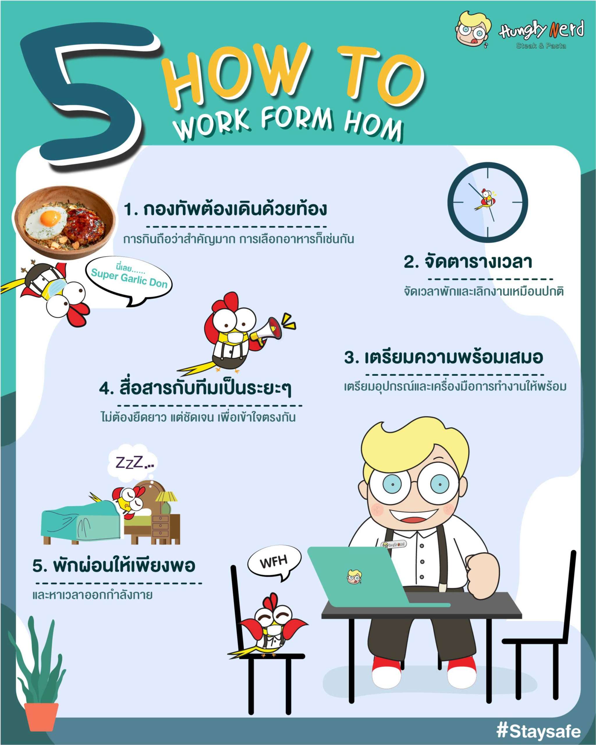 How To Work Form Home - Hungry Nerd Bangkok